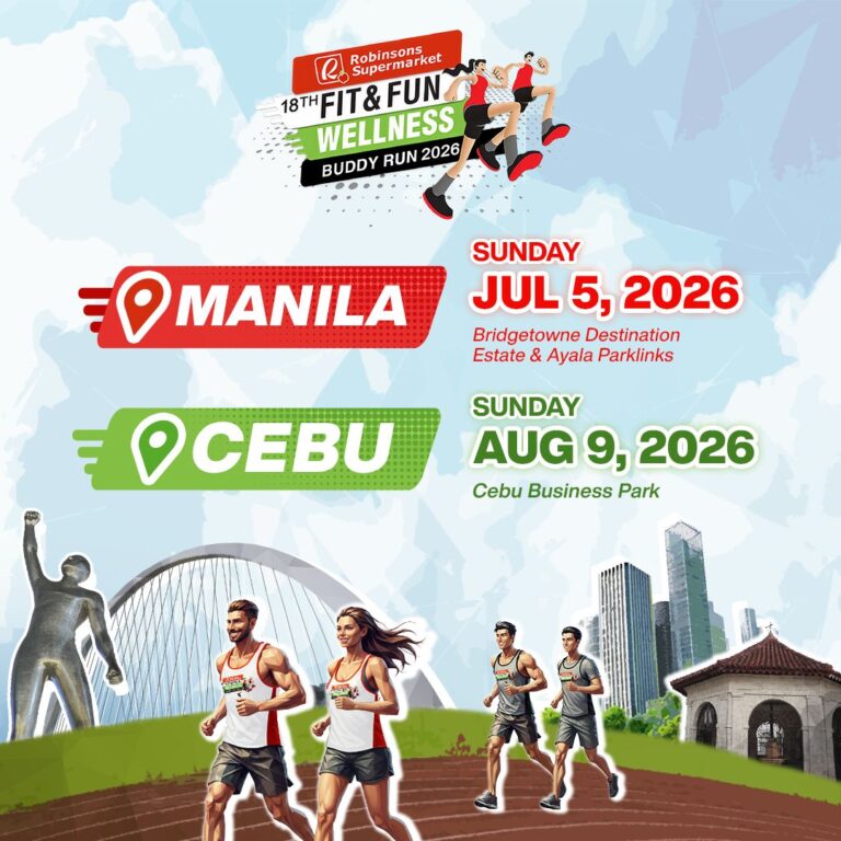 Robinsons Supermarket 18th Fit & Fun Wellness Buddy Run 2026 | Pinoy ...