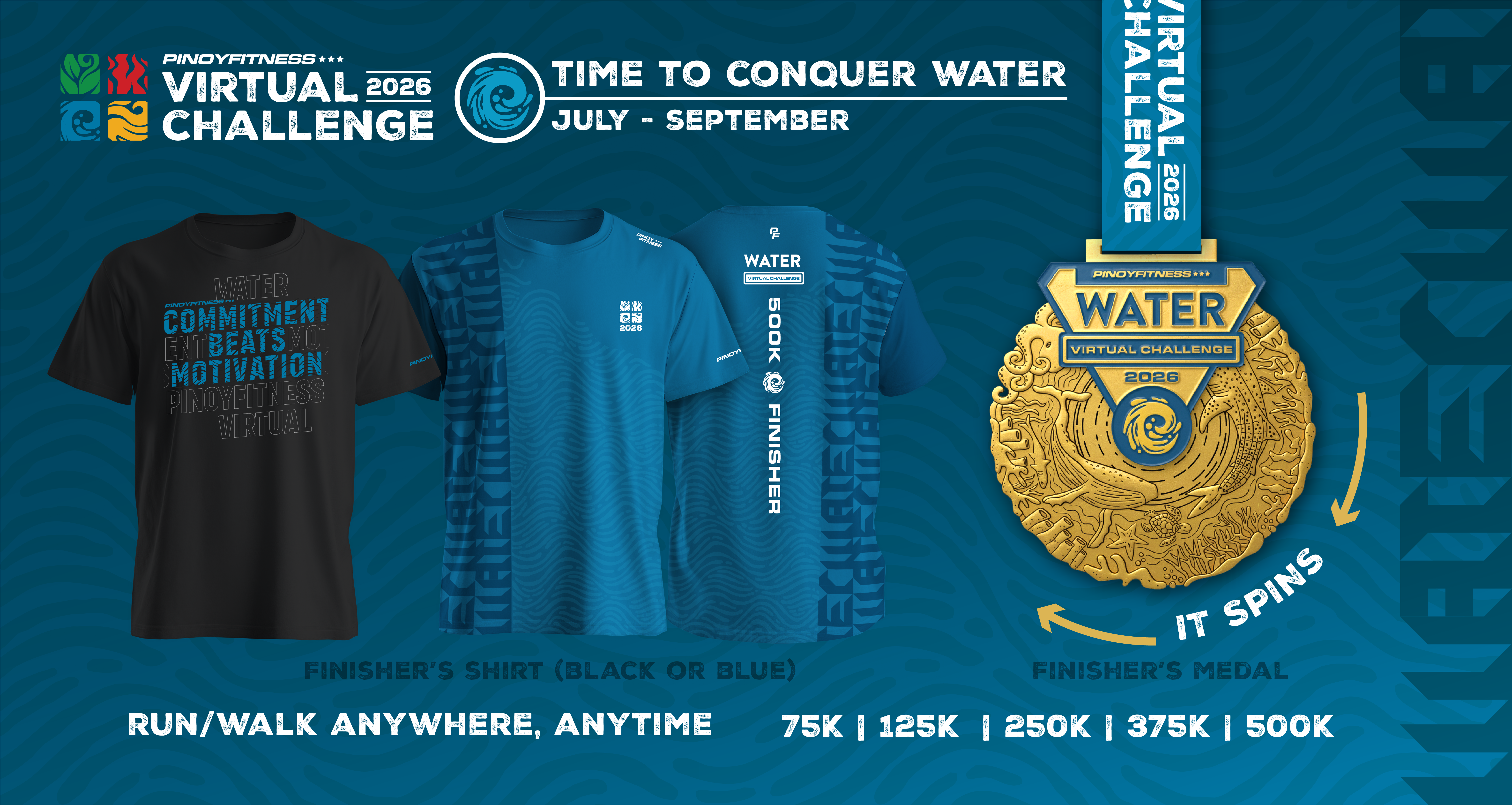 Pinoy Fitness WATER Virtual Challenge (2026) | Pinoy Fitness